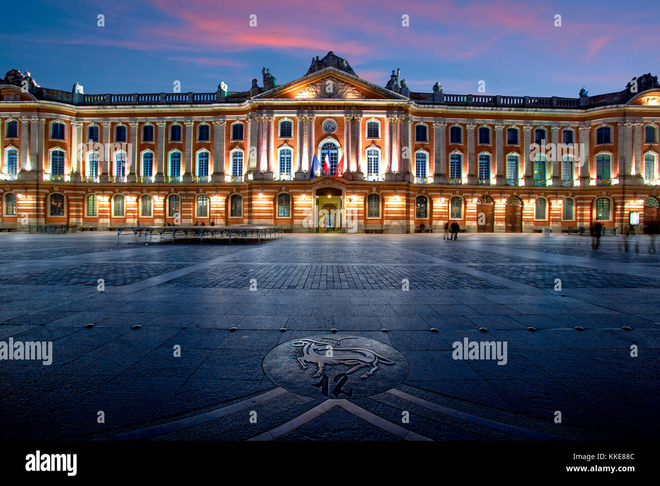 Capitolium building (town hall) at Toulouse Stock Photo - Alamy
