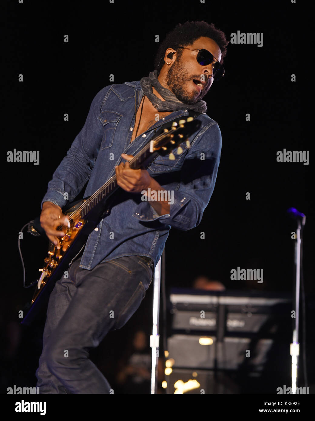 Lenny kravitz performs during sunfest adds hi-res stock photography and ...