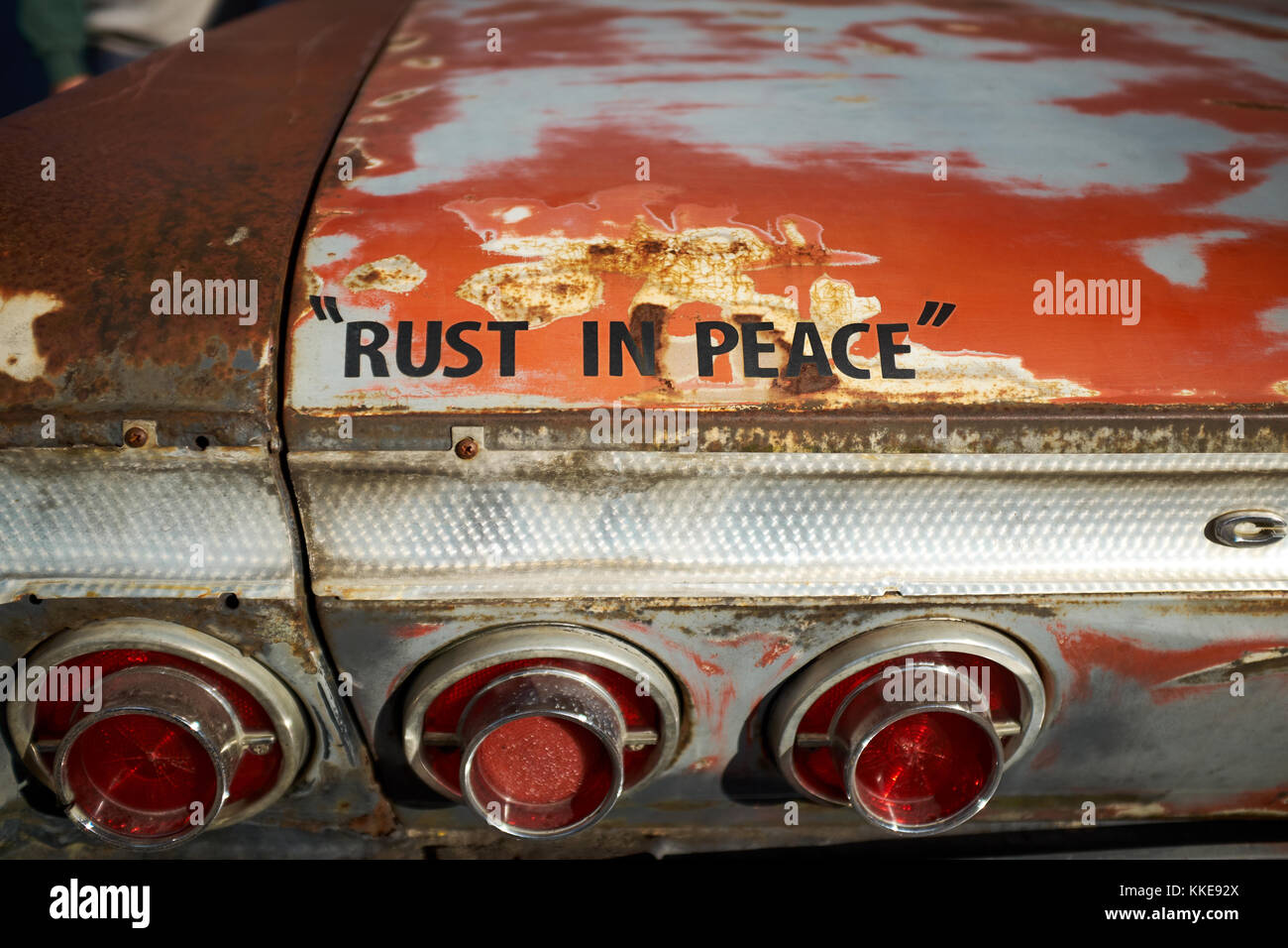 Vintage corroded sign hi-res stock photography and images - Alamy