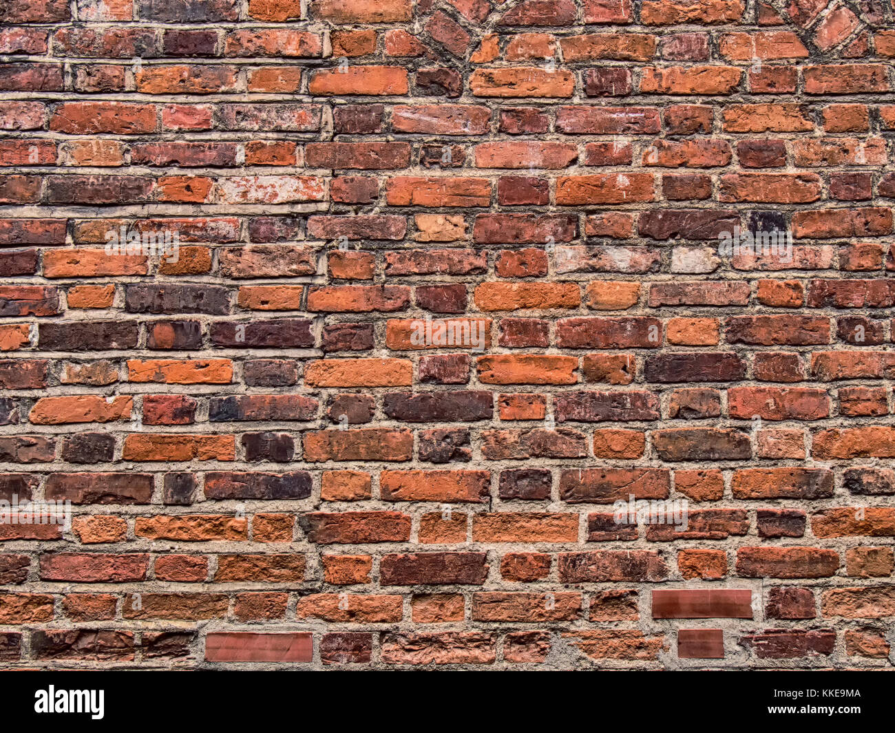 Medieval brick wall background Stock Photo - Alamy