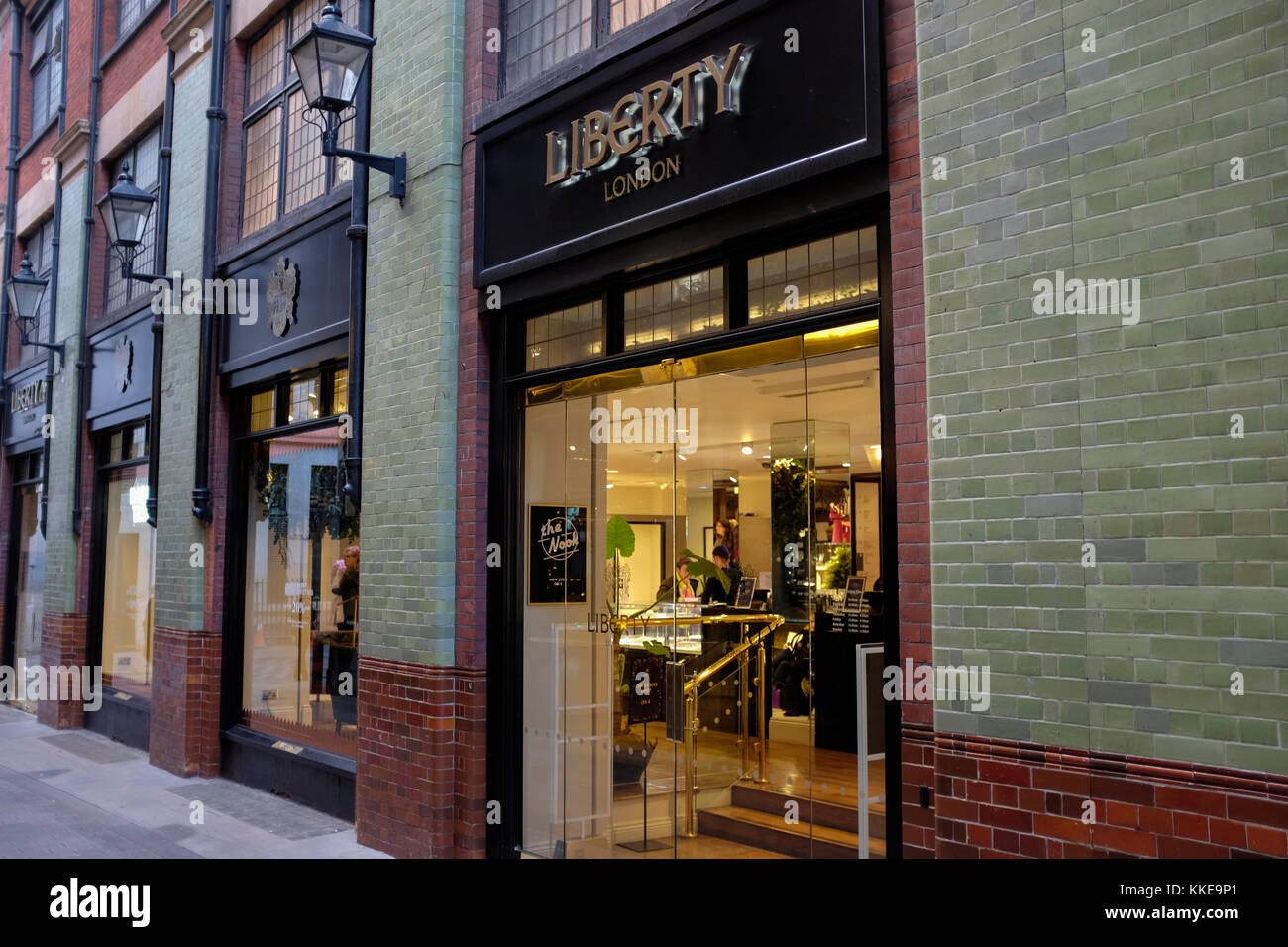 Liberty christmas window display london hi-res stock photography and ...