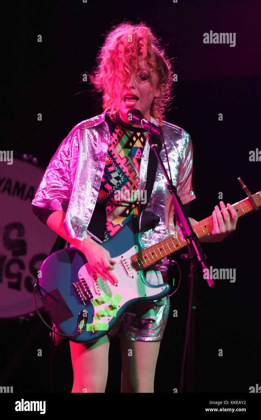 FORT LAUDERDALE, FL - APRIL 16: Katie White of The Ting Tings performs ...