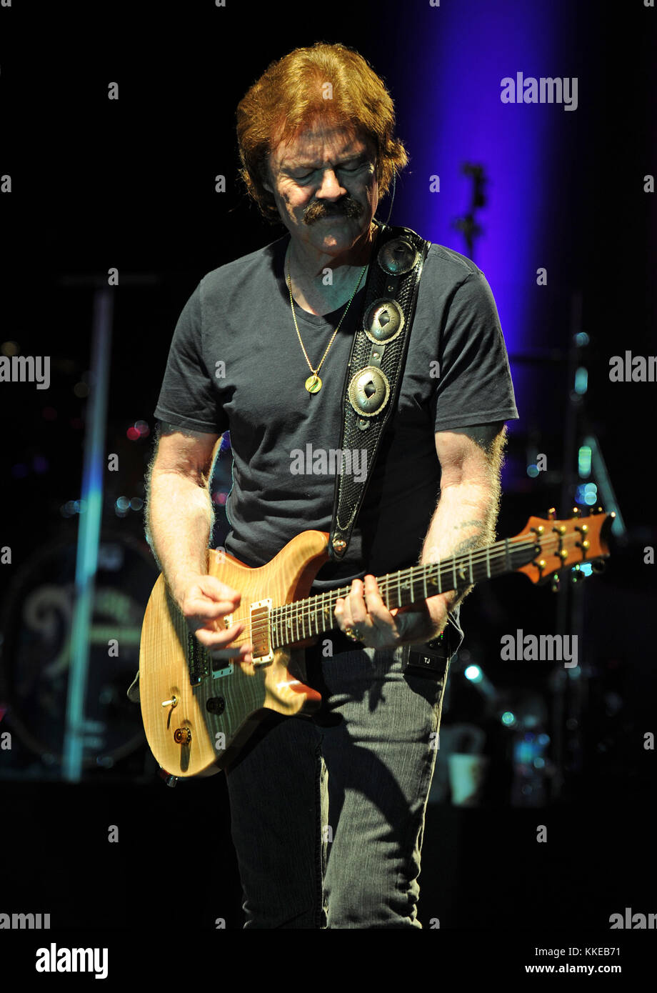 POMPANO BEACH FL - FEBRUARY 24: Tom Johnston of The Doobie Brothers ...