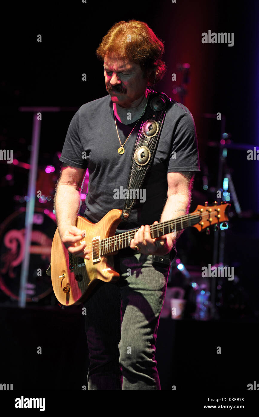 POMPANO BEACH FL - FEBRUARY 24: Tom Johnston of The Doobie Brothers ...