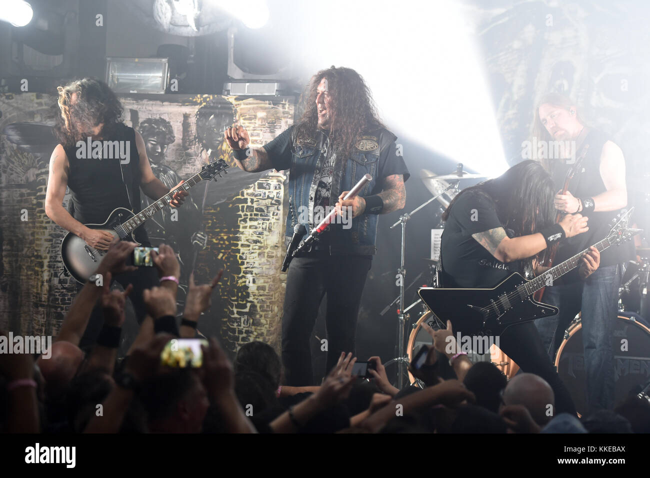FORT LAUDERDALE, FL - APRIL 26: Alex Skolnick, Chuck Billy, Eric ...