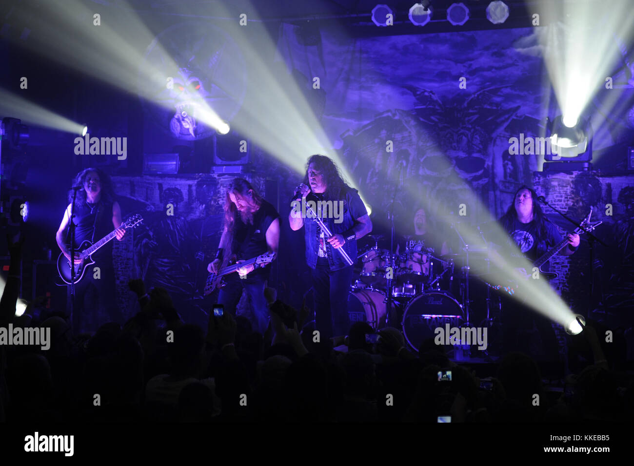 FORT LAUDERDALE, FL - APRIL 26: Alex Skolnick, Steve DiGiorgio, Chuck ...