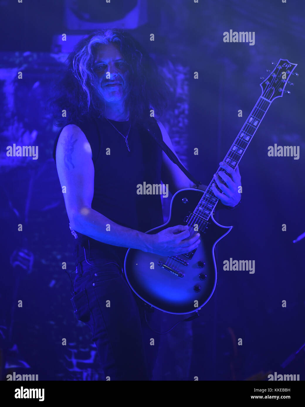 FORT LAUDERDALE, FL - APRIL 26: Alex Skolnick of Testament performs at ...