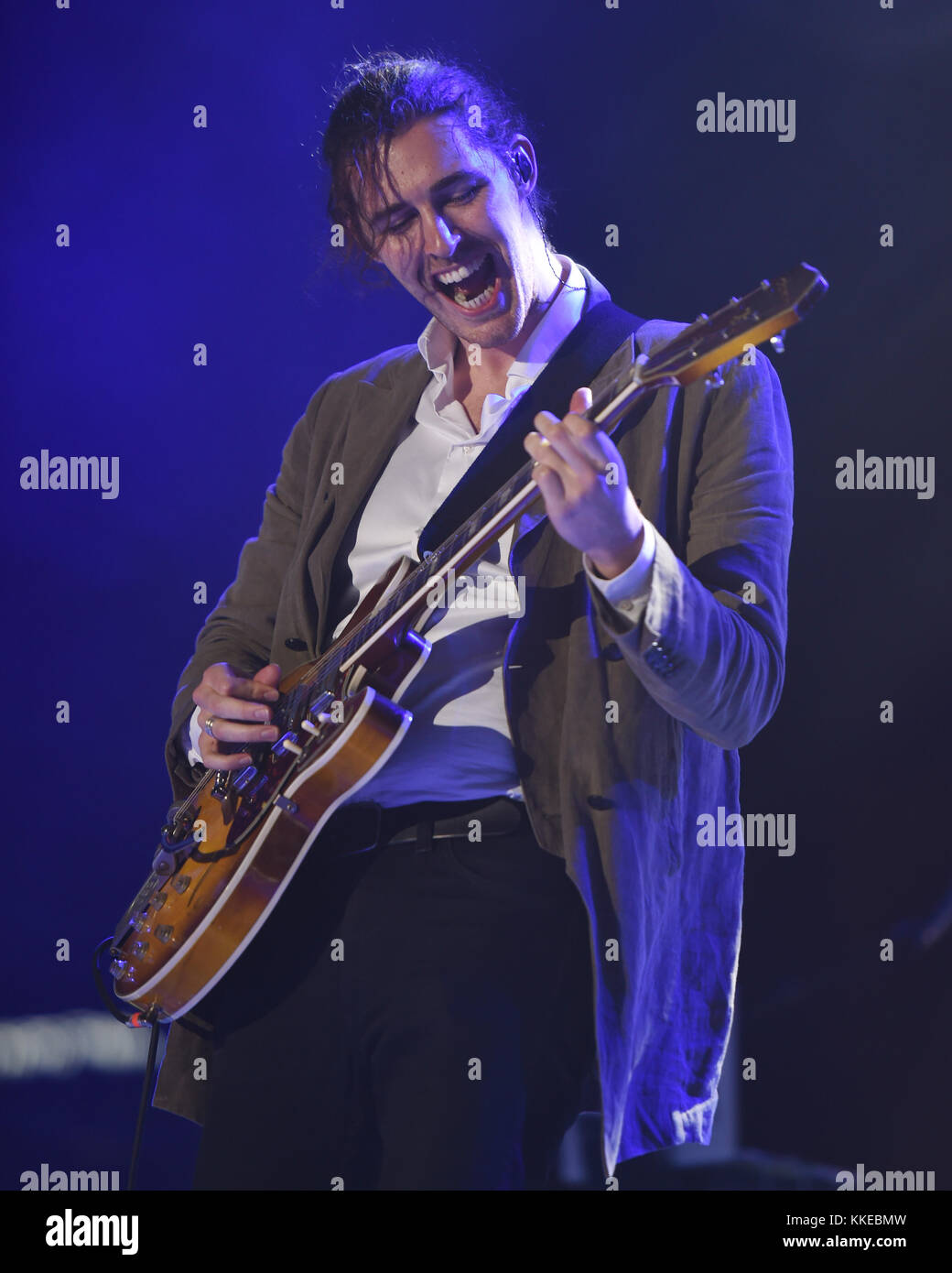 WEST PALM BEACH - MAY 02: Andrew Hozier-Byrne known as Hozier performs ...
