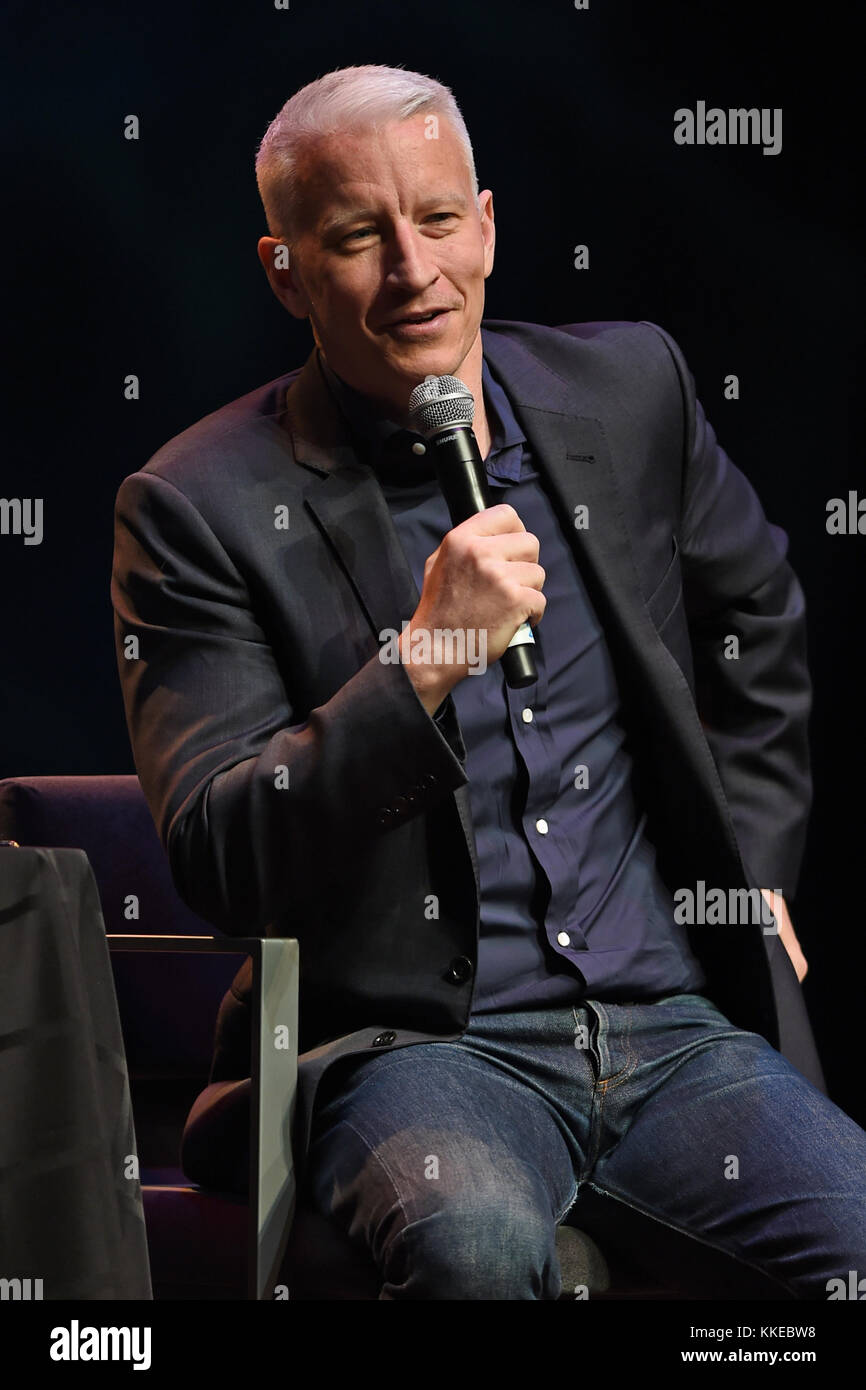 MIAMI BEACH, FL - APRIL 18: Andy Cohen and Anderson Cooper perform at ...