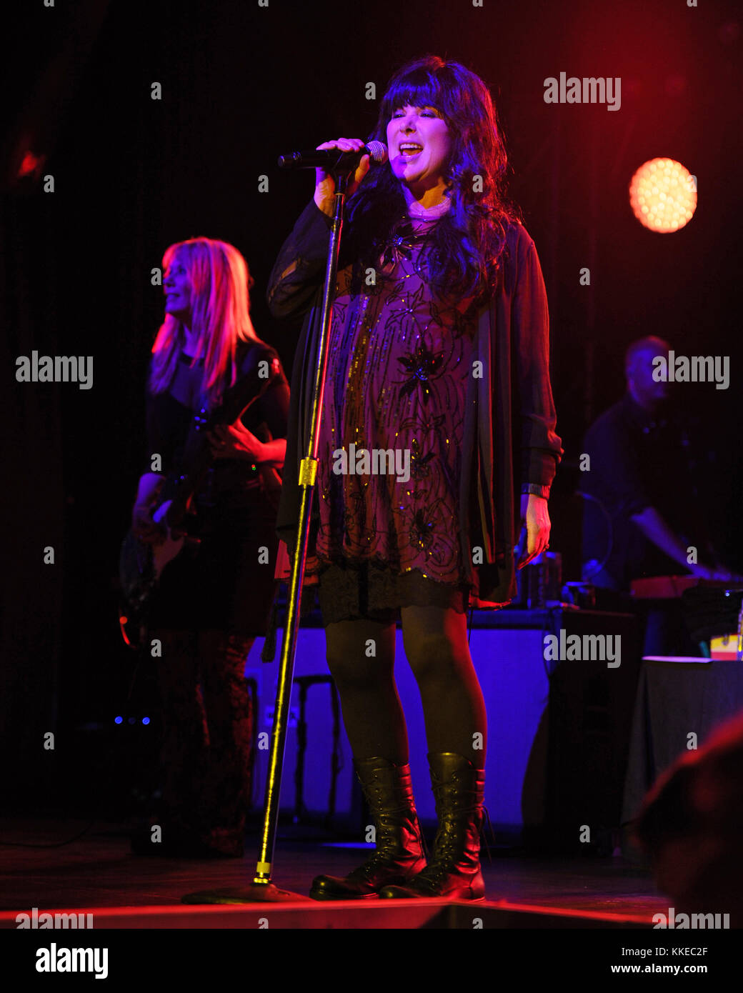 MIAMI BEACH , FL - APRIL 11: Nancy Wilson, Ann Wilson of Heart performs ...