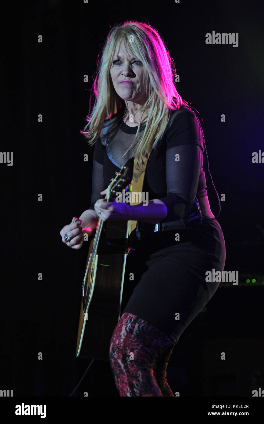 MIAMI BEACH , FL - APRIL 11: Nancy Wilson of Heart performs at the ...