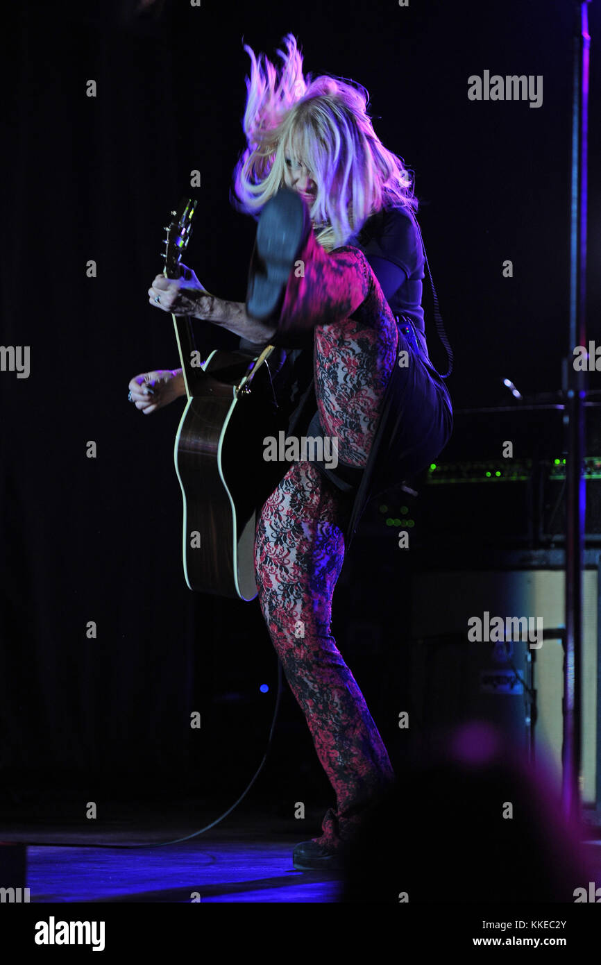 MIAMI BEACH , FL - APRIL 11: Nancy Wilson of Heart performs at the ...