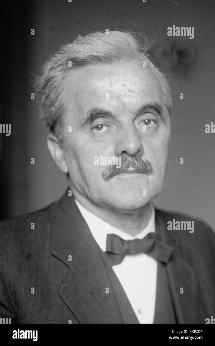 A portrait of George W. Norris, an influential American politician and ...