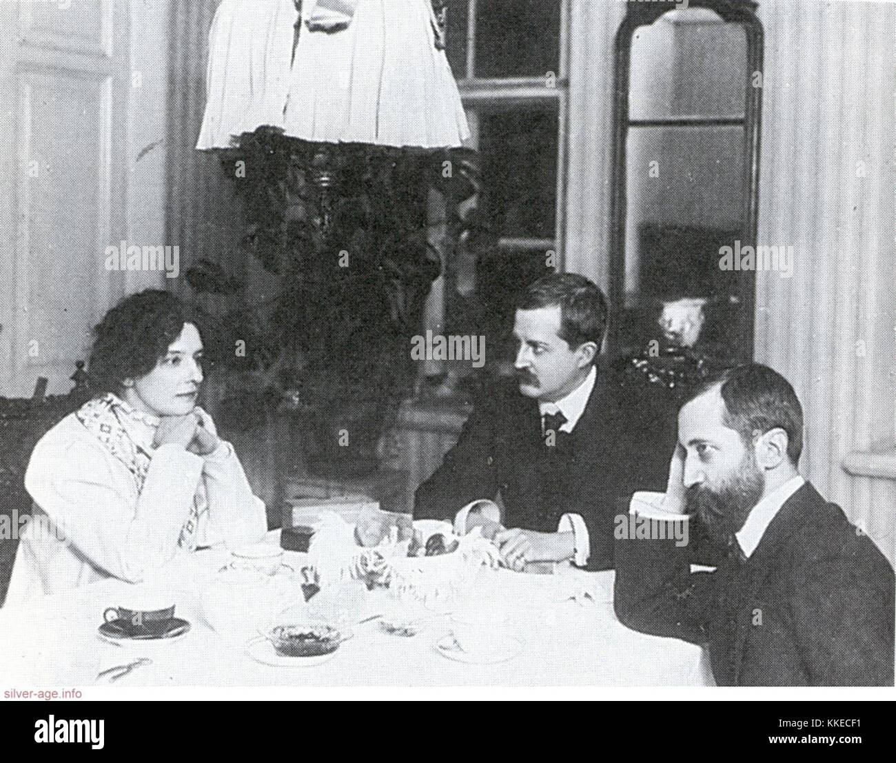 Gippius Filosofov Merezhkovsky Stock Photo - Alamy