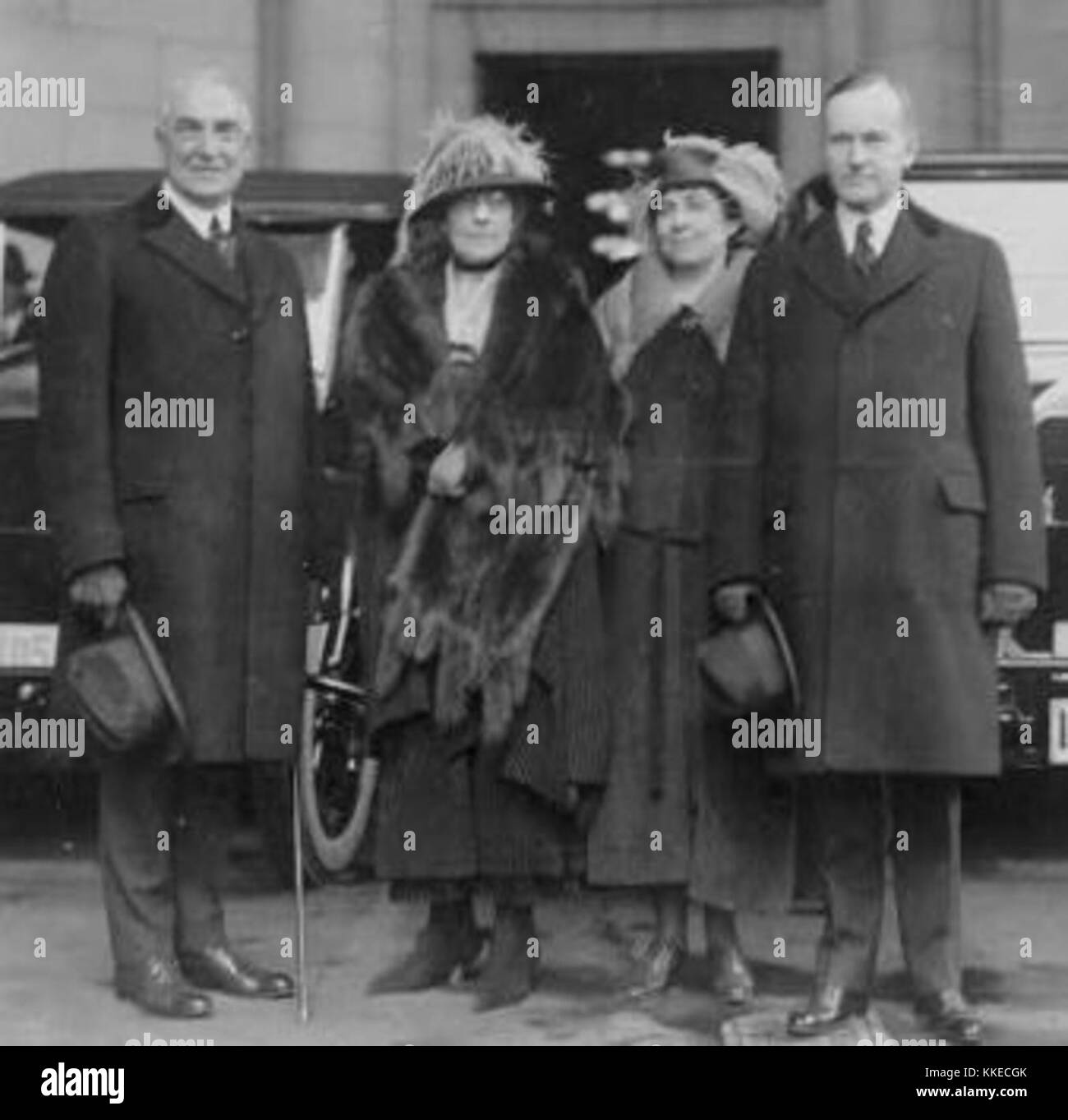 Harding inauguration arrival Stock Photo - Alamy