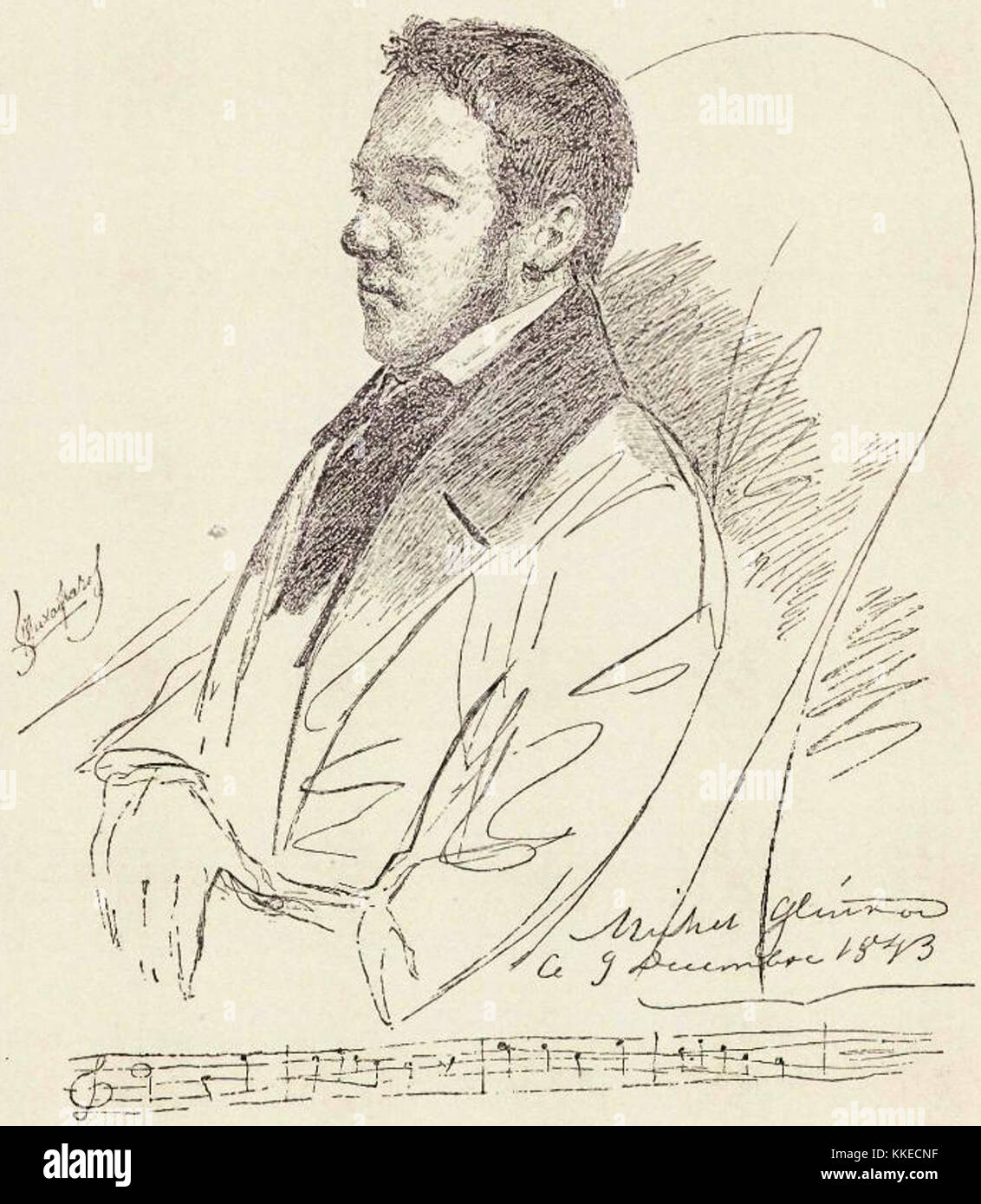 Russian composer mikhail glinka hi-res stock photography and images - Alamy