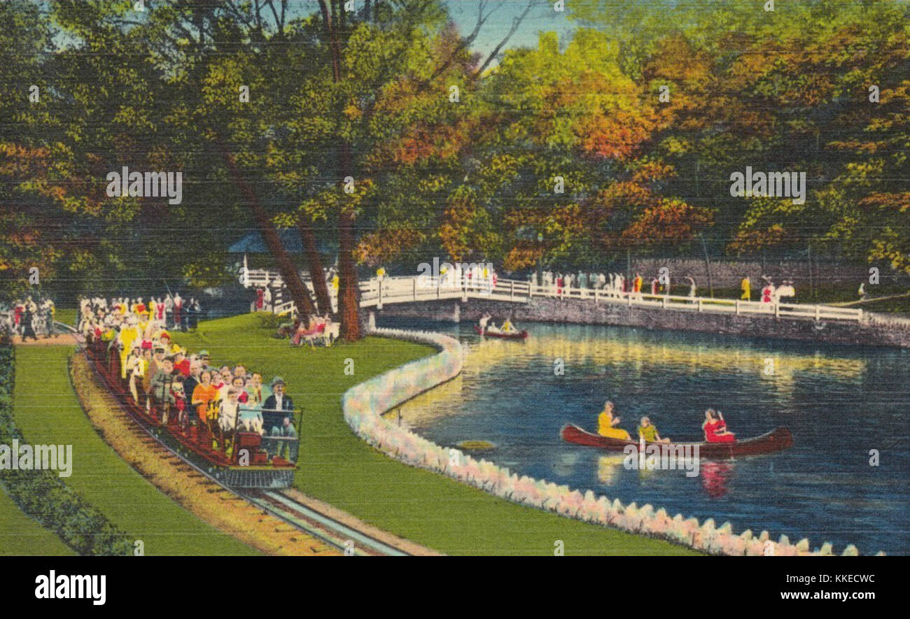 Hersheypark miniature railroad Stock Photo - Alamy