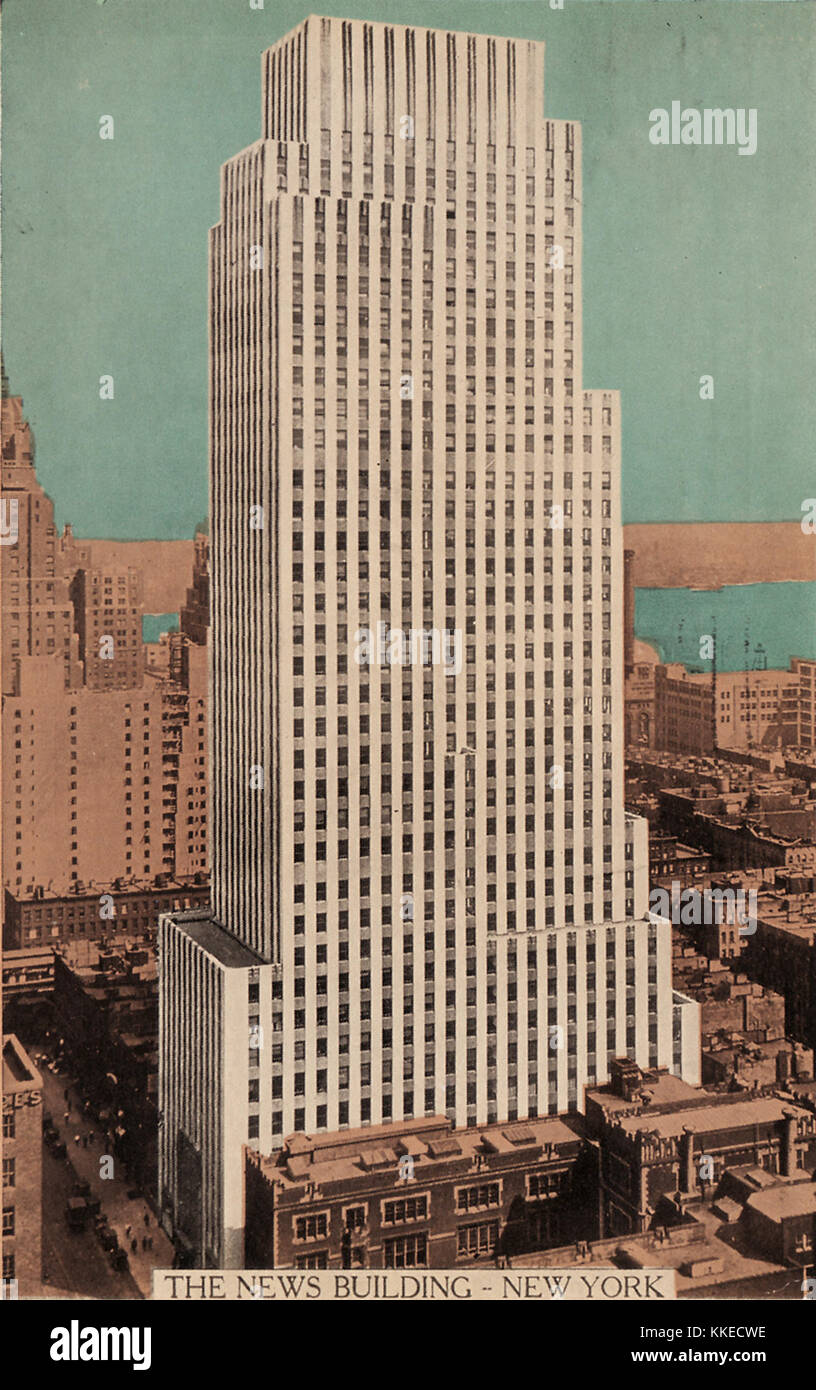 Daily News Building Stock Photo - Alamy