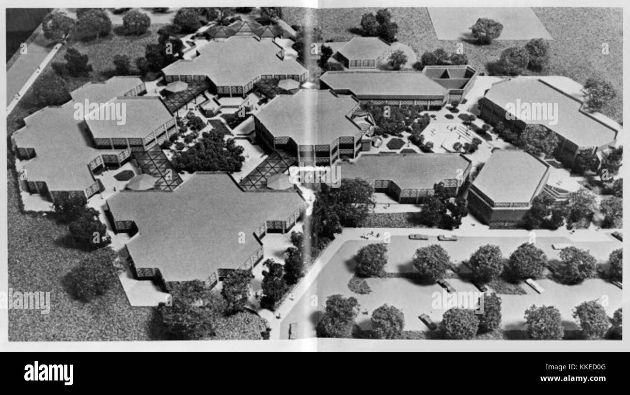 1970s school building Black and White Stock Photos & Images - Alamy