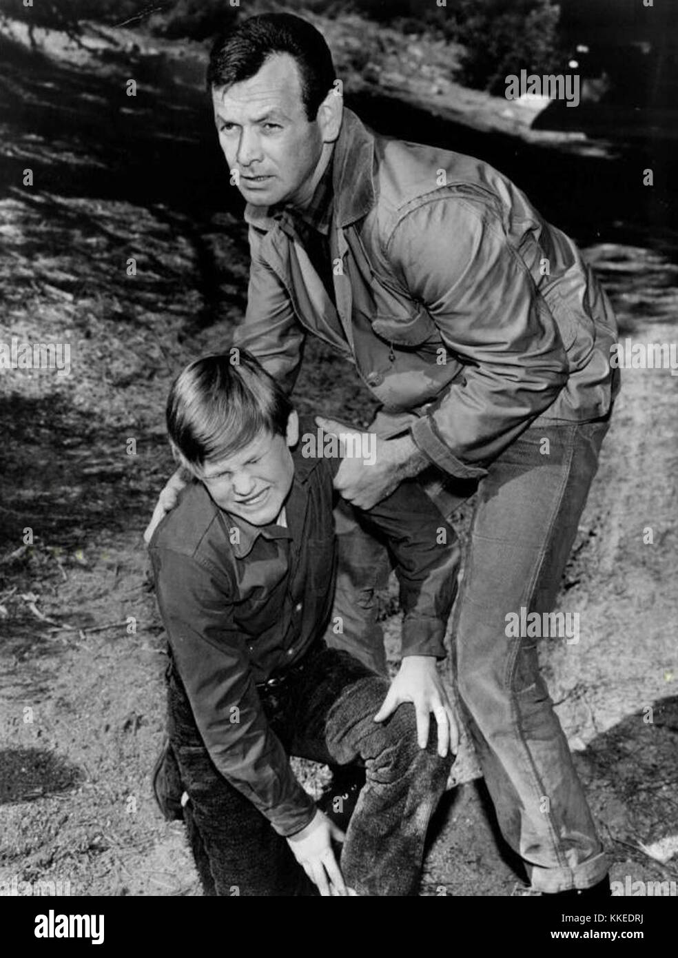 Kurt Russell David Janssen The Fugitive Stock Photo - Alamy
