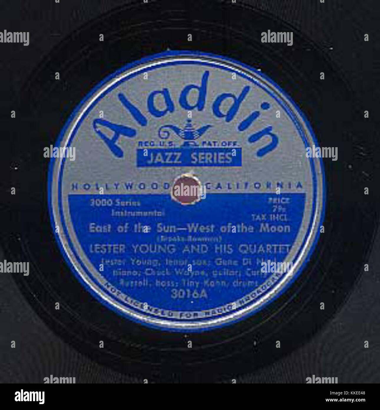 LESTER-young aladdin records Stock Photo - Alamy