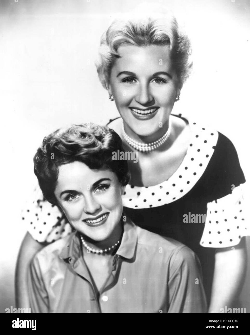 Margaret and Barbara Whiting 1955 Stock Photo - Alamy