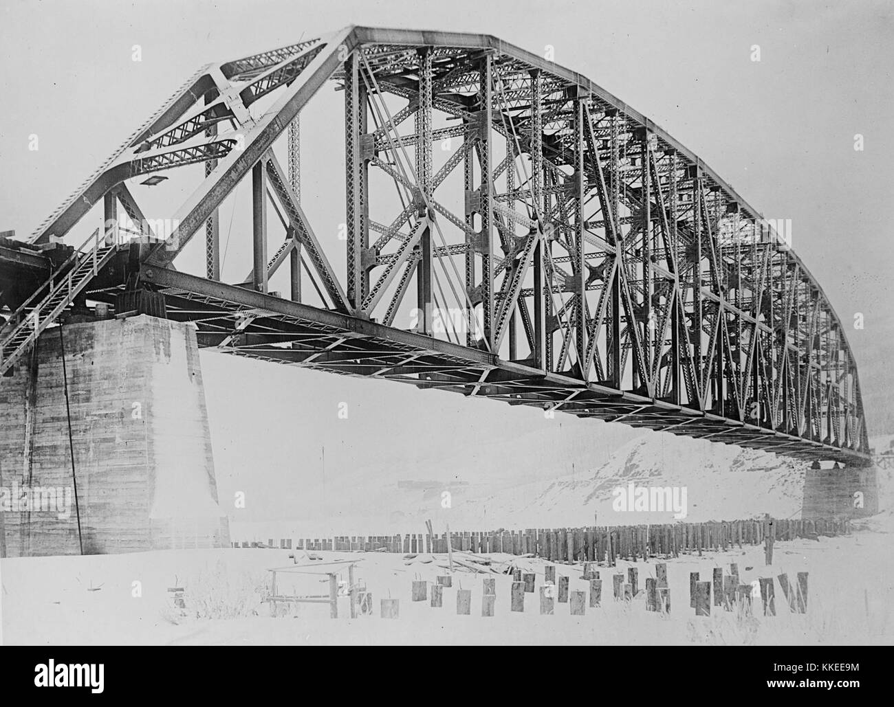 The Mears Memorial Bridge in Alaska, an important structure connecting ...