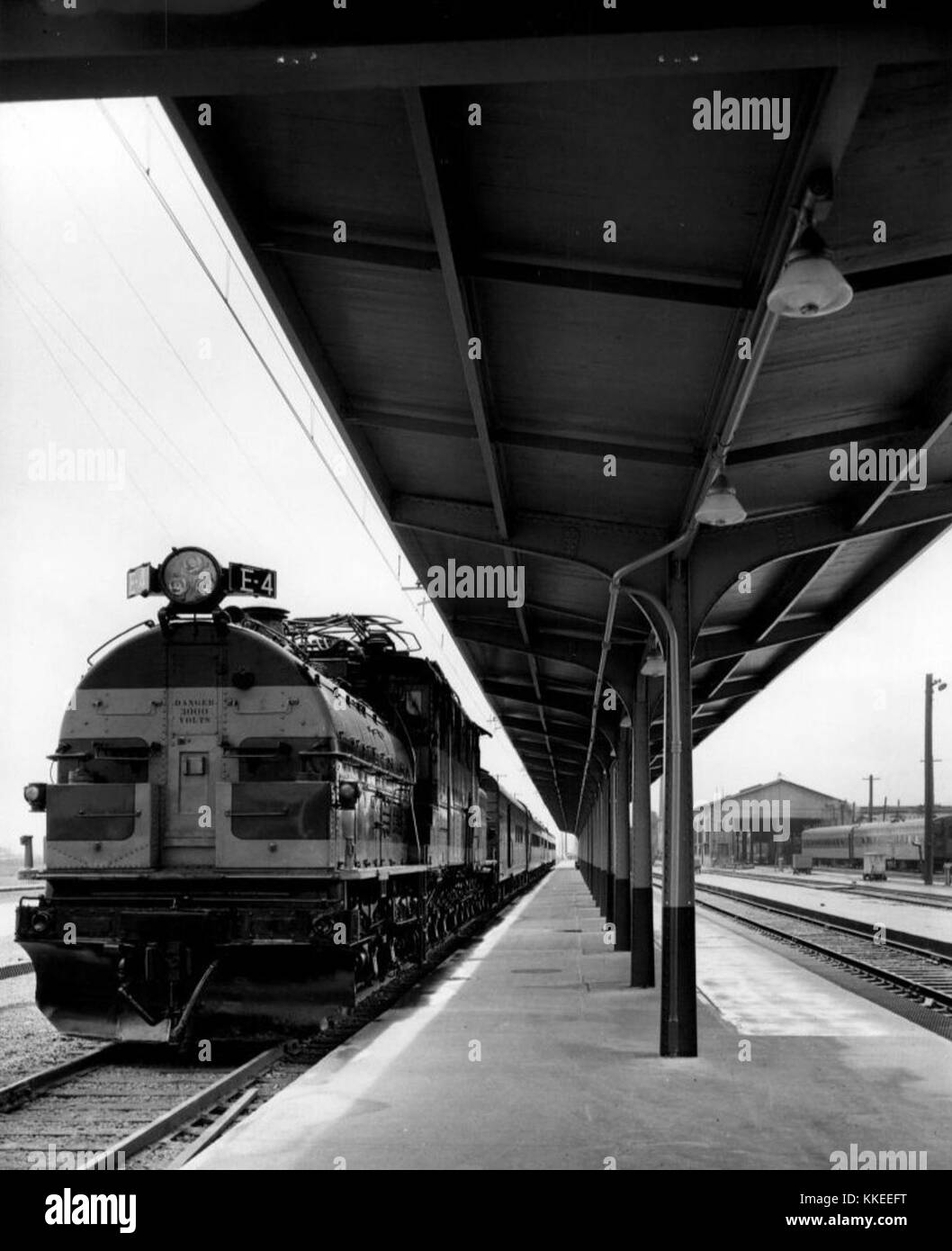 Milwaukee Road EP-2 electric locomotive Stock Photo - Alamy
