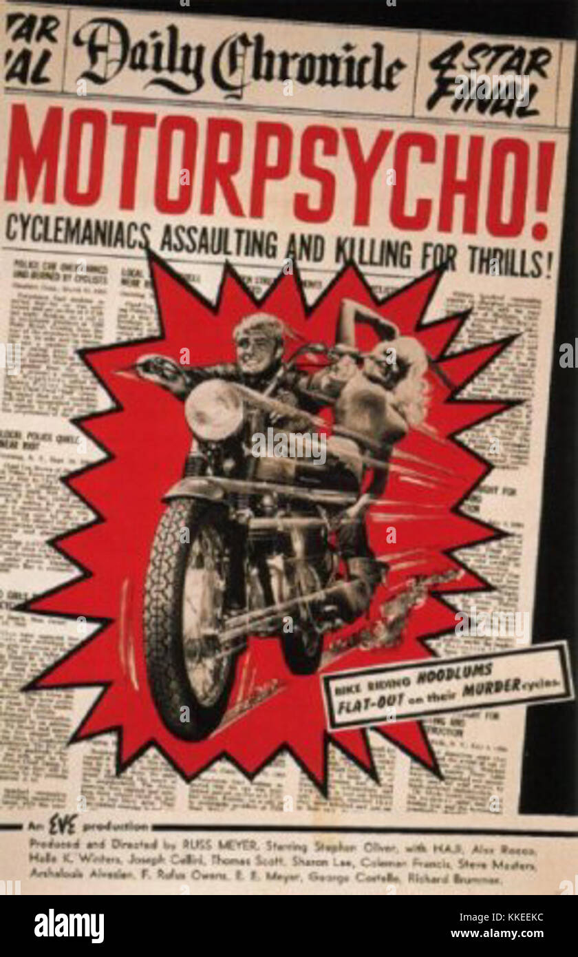 Motorpsycho poster hi-res stock photography and images - Alamy