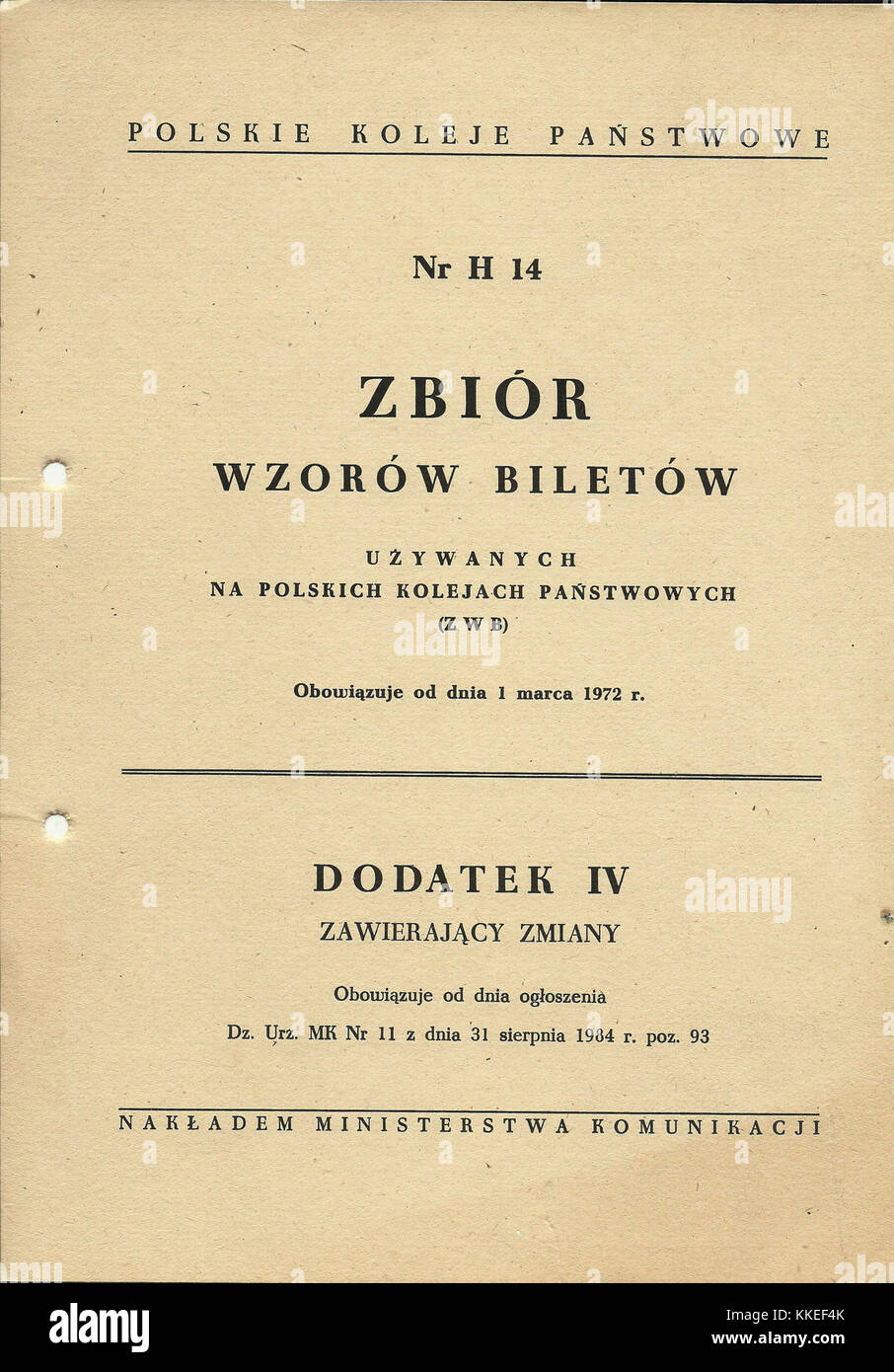 This collection, 'PKP-H14-zbior wzorow biletow-1984-s00', features ...