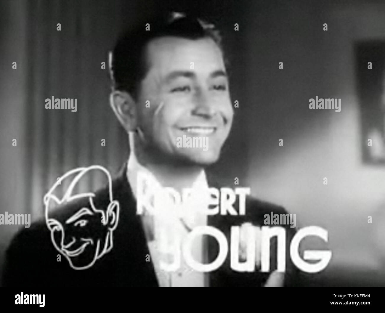 Robert Young in Dangerous Number trailer Stock Photo - Alamy
