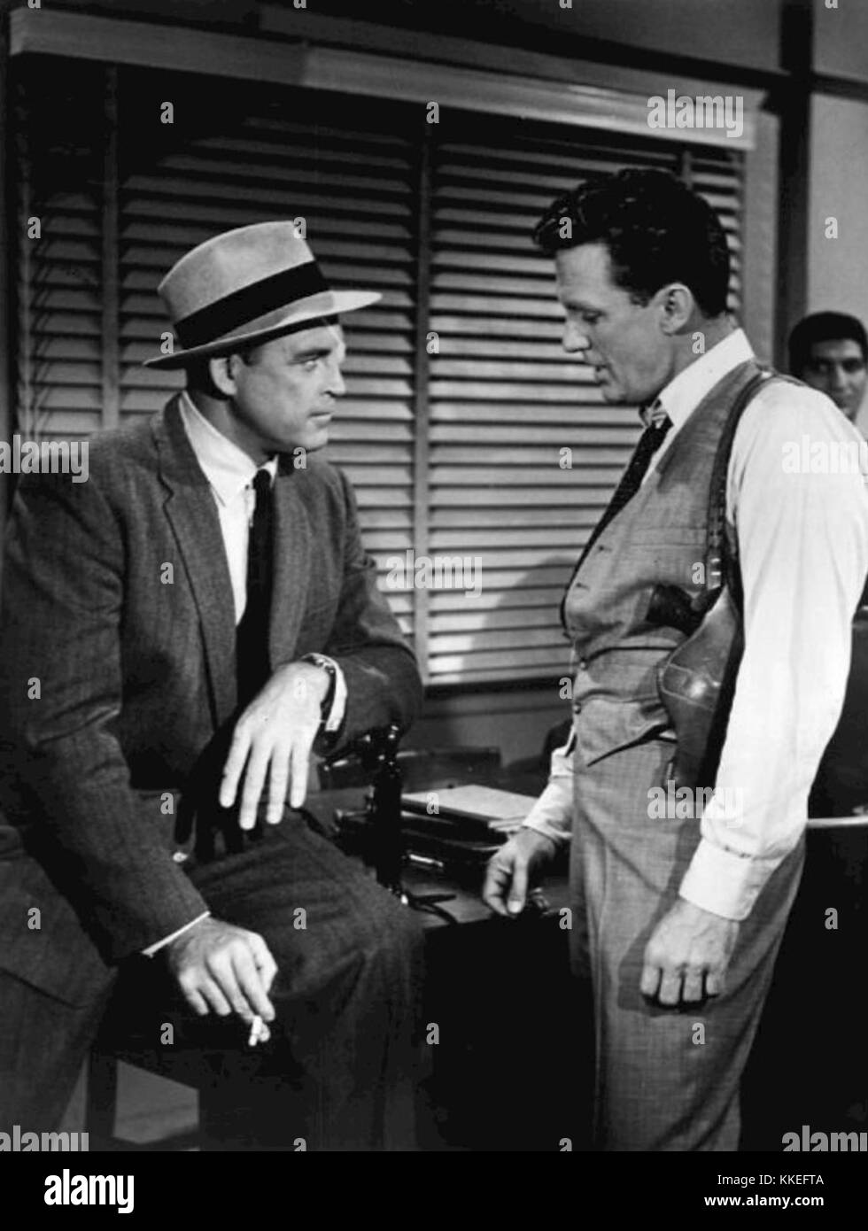 Scott Brady Robert Stack The Untouchables 1963 Stock Photo - Alamy