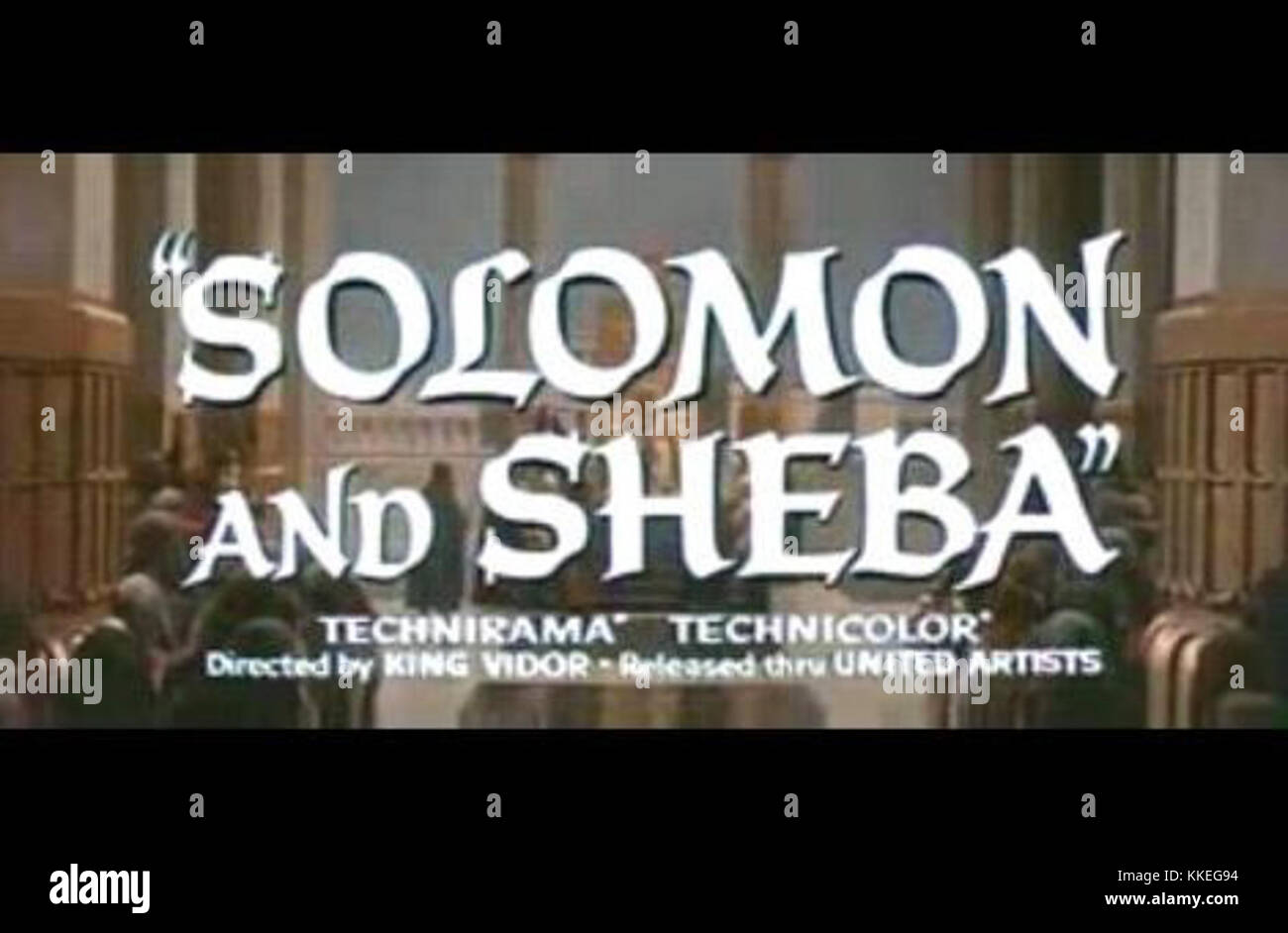 Solomon and Sheba-1 Stock Photo - Alamy