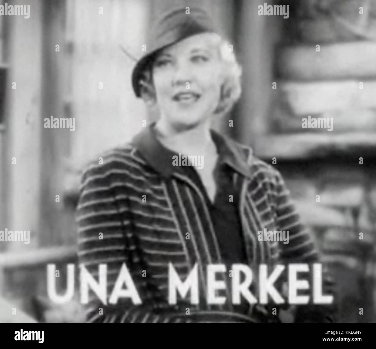 Una Merkel was an American actress known for her role in the trailer ...