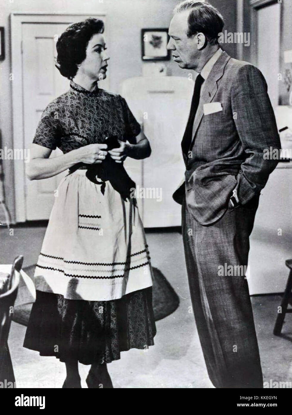 This image features Fay Wray and Paul Hartman in the 1953 television ...