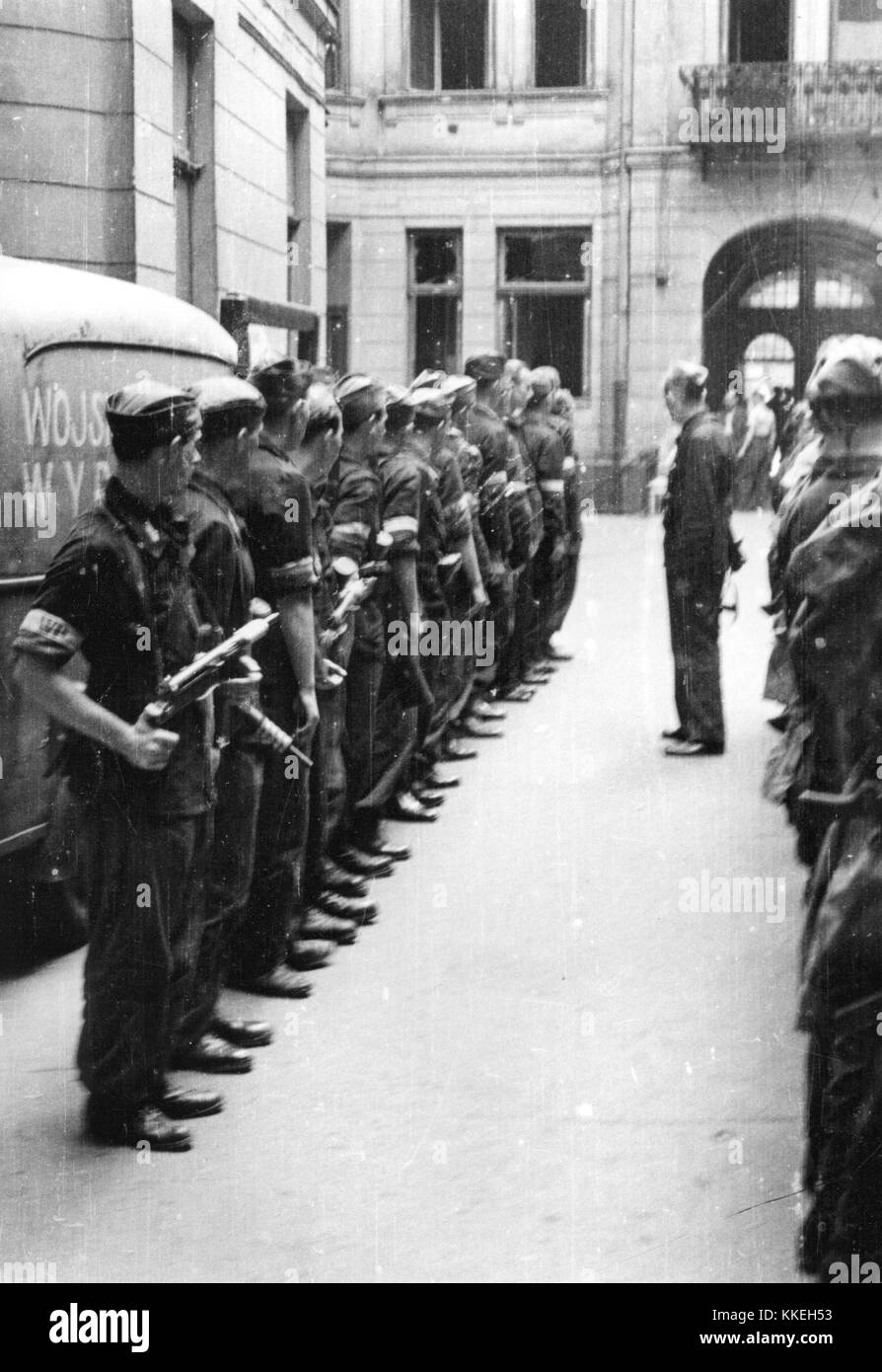 This image from the Warsaw Uprising depicts a significant moment ...