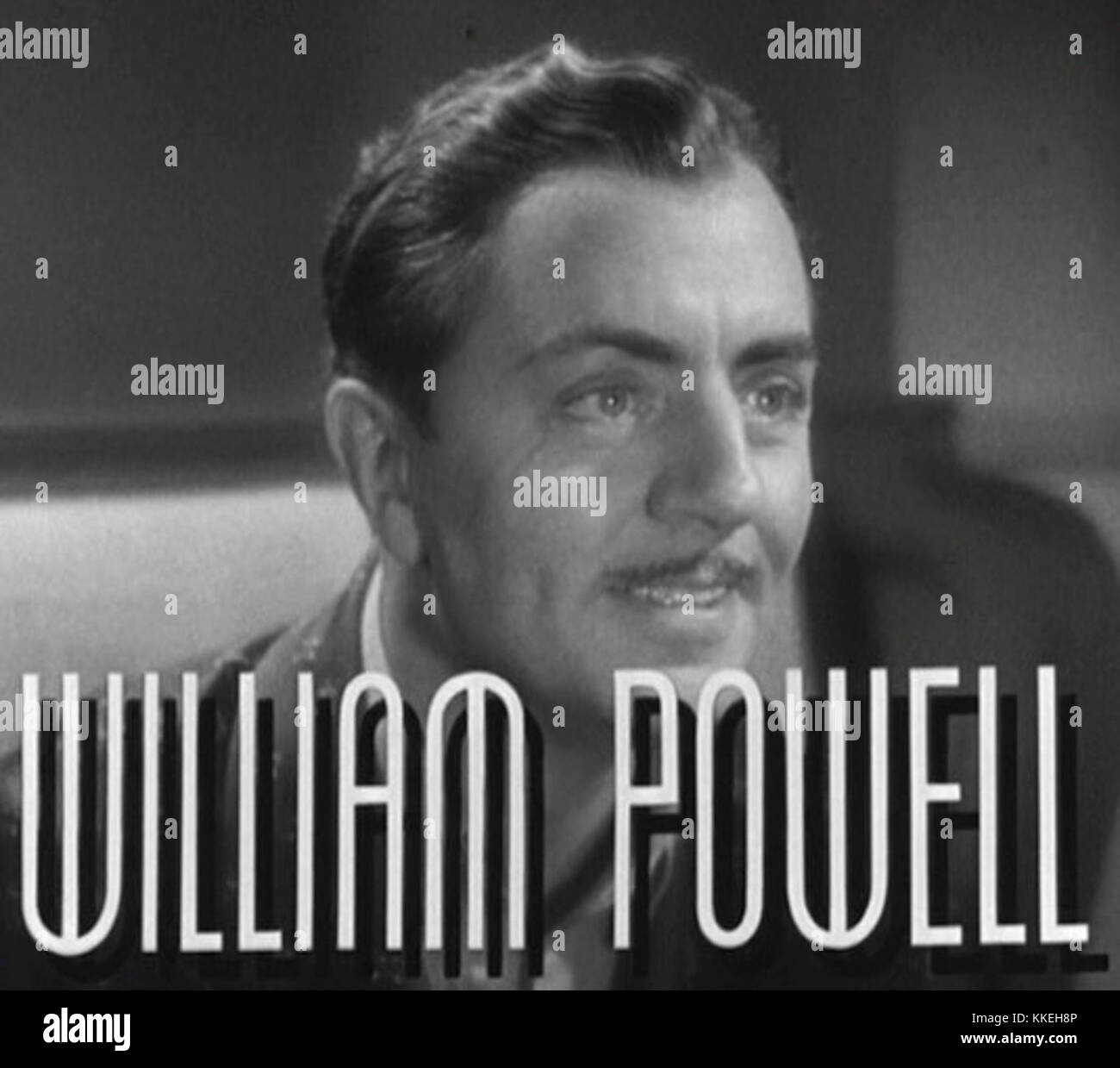 William Powell in After the Thin Man trailer Stock Photo - Alamy