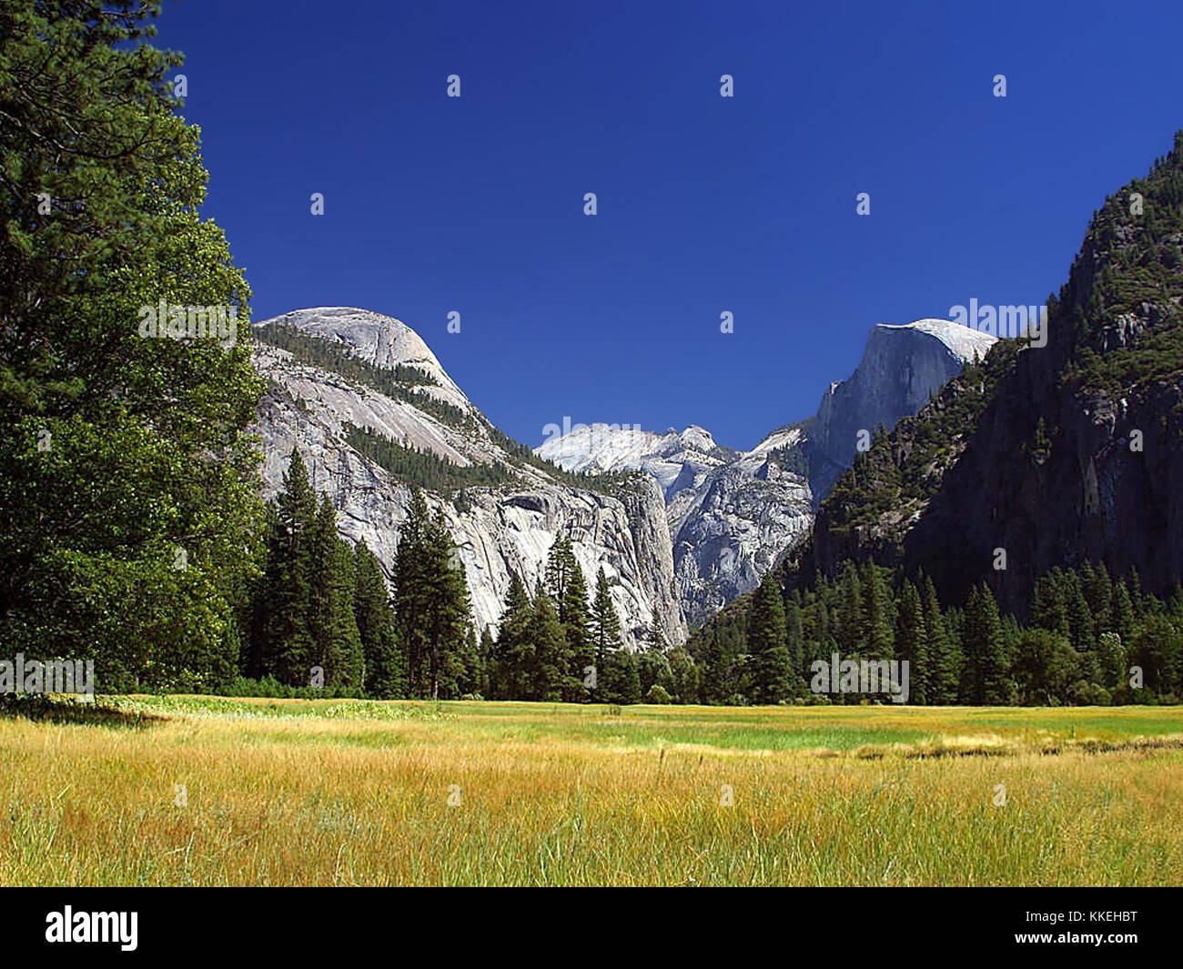 A photograph from Yosemite National Park, featuring a specific landmark ...