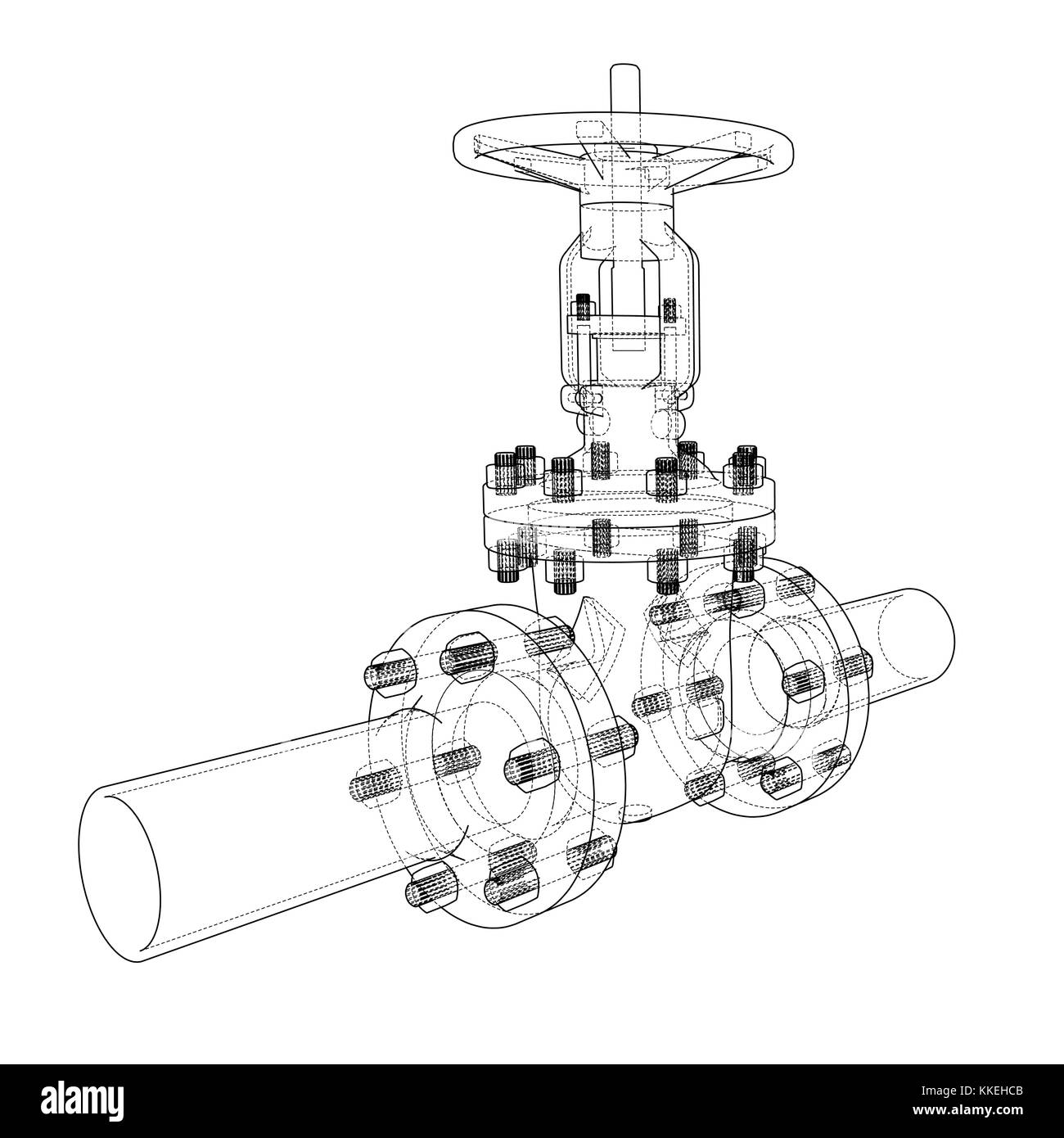 Industrial valve. Vector illustration Stock Vector Image & Art - Alamy