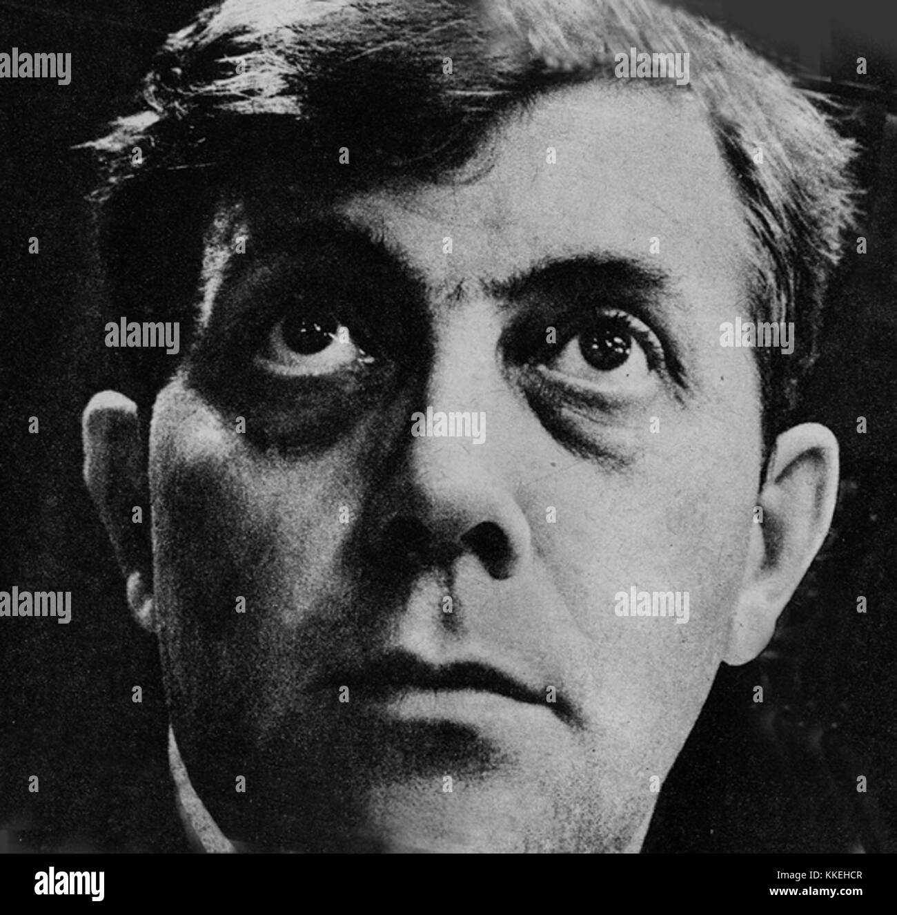 A portrait of Wiktor Zin, a Polish artist, taken in 1966, documenting ...