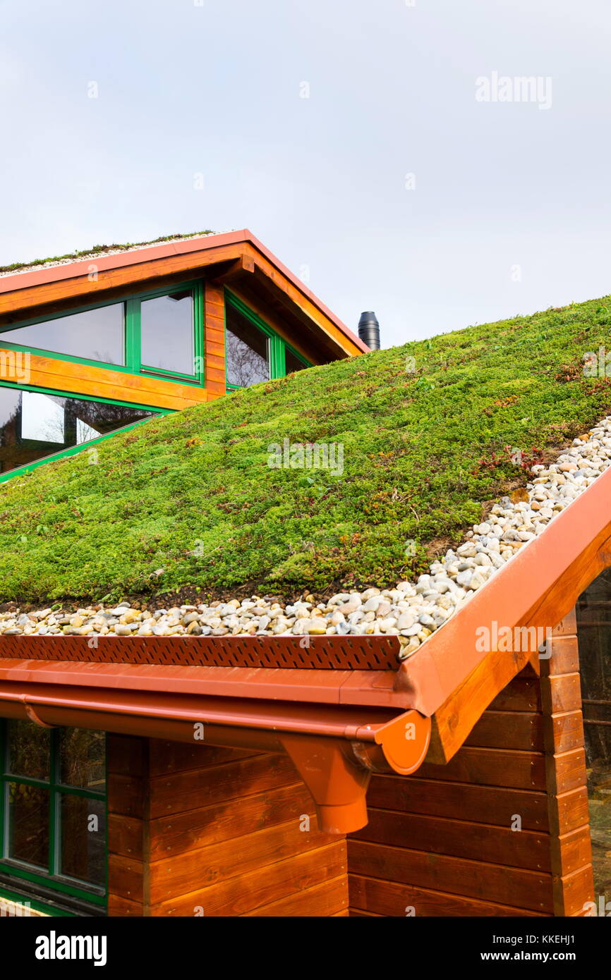 Green grass building hi-res stock photography and images - Alamy