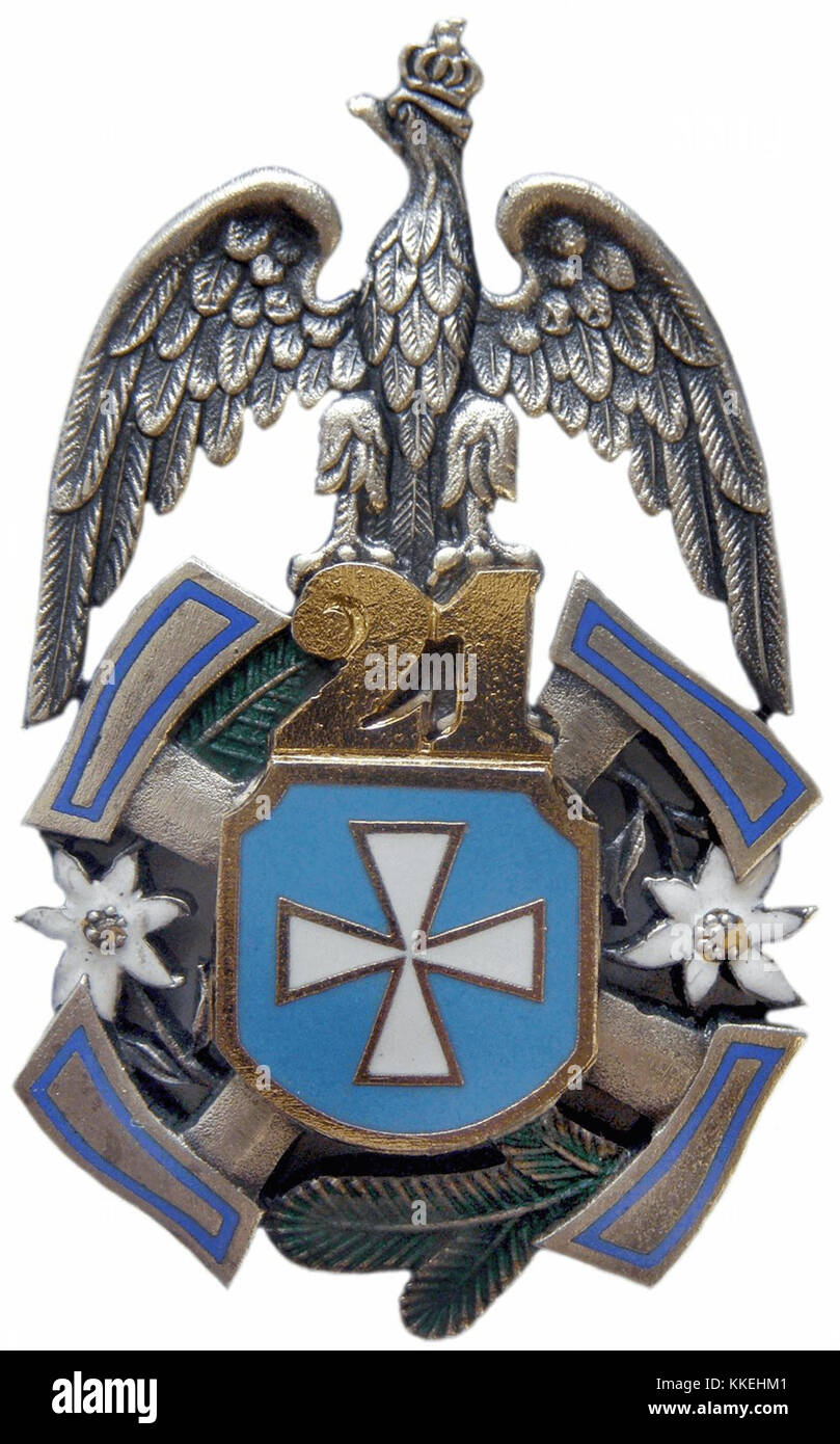 The 21st Podhale Rifle Brigade commemorative badge is a military ...