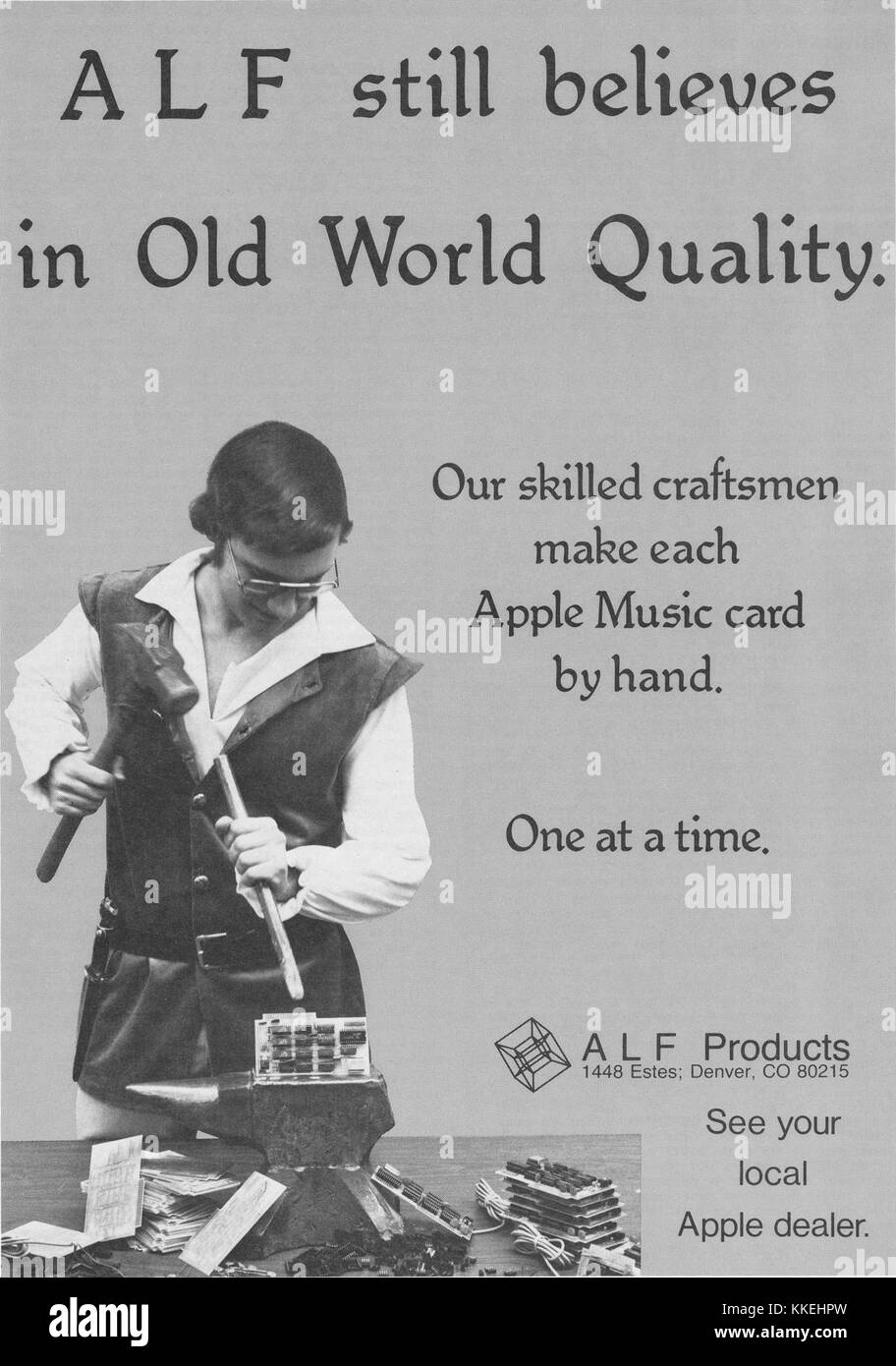 ALF Products Craftsman ad Stock Photo - Alamy