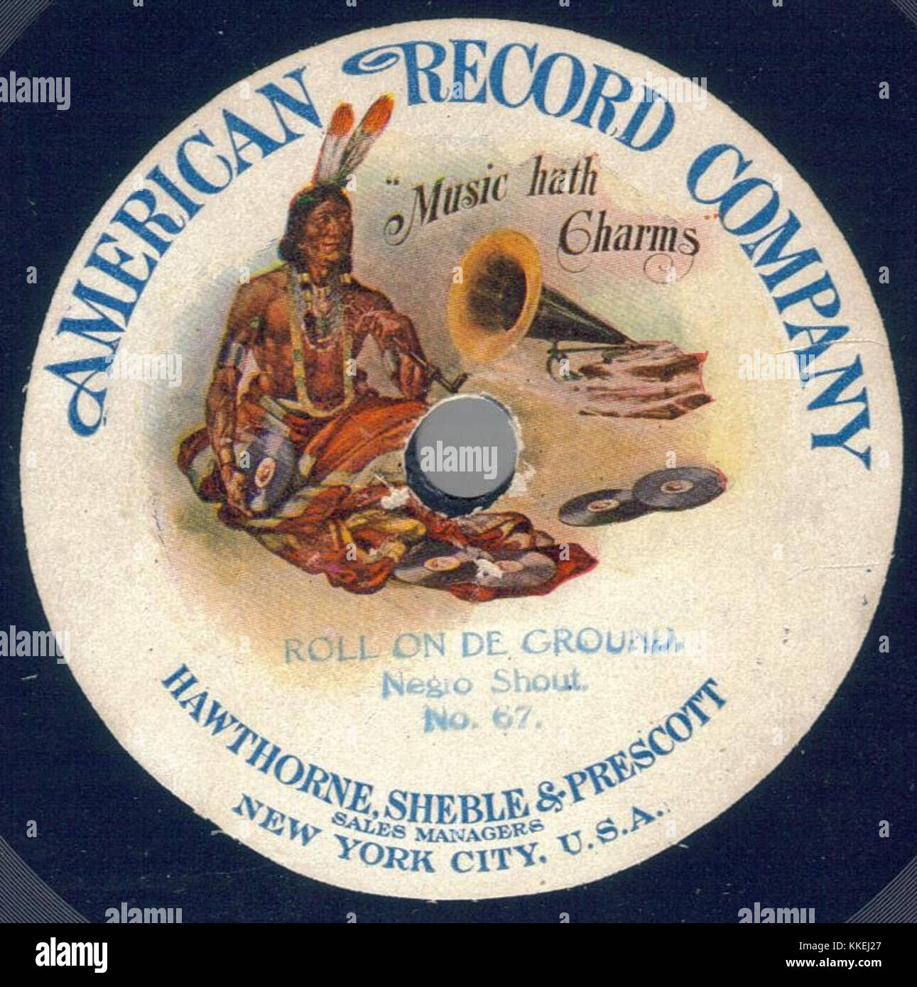 'Roll On De Ground' is a 78 rpm record released in 1927 by the American ...