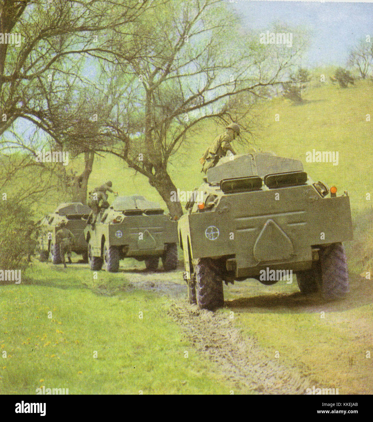 The BRDM-2 is a Soviet-designed armored reconnaissance vehicle that was ...