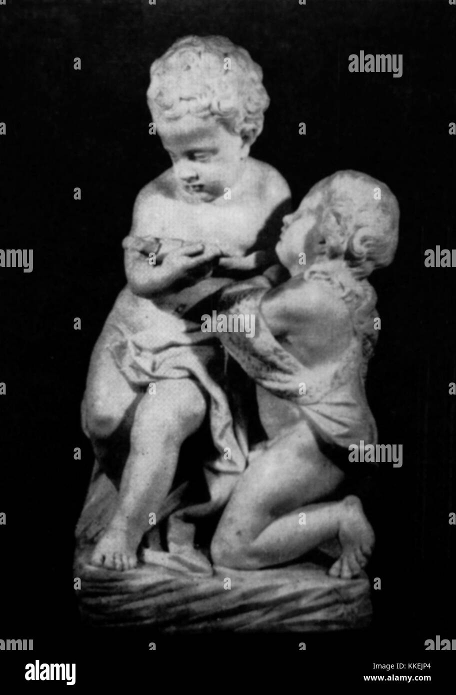 Bernini's sculpture, 'Infant Christ and St. John,' is a remarkable ...