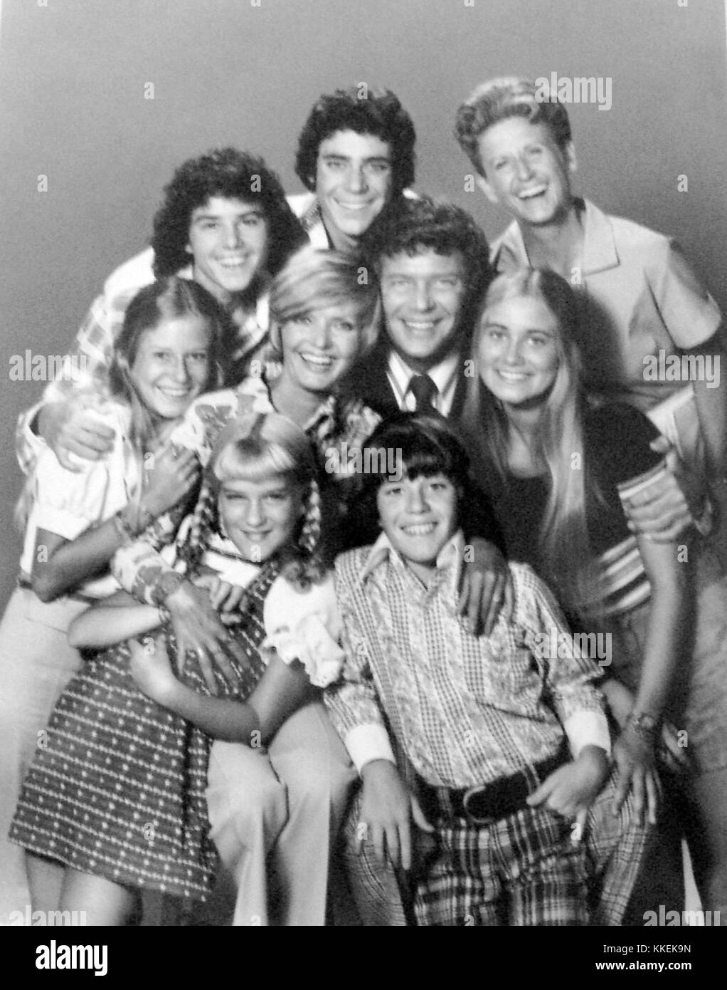 The brady bunch Black and White Stock Photos & Images - Alamy