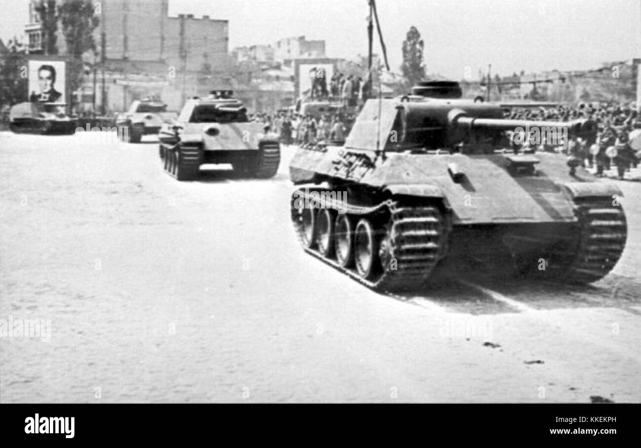 The Romanian Panther tanks are variants of the German Panther tank ...