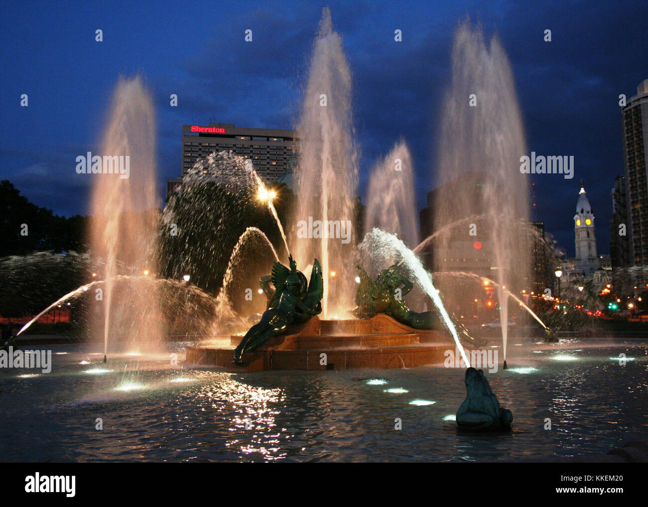 Swann Fountain, located in Philadelphia’s Logan Square, is an iconic ...