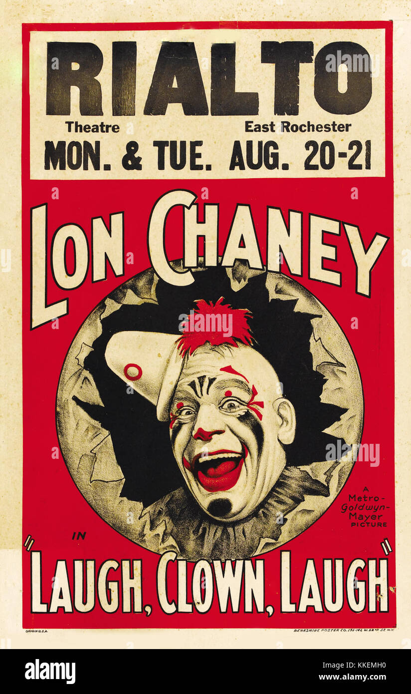 'Laugh, Clown, Laugh' is a 1928 silent film starring Lon Chaney as a ...